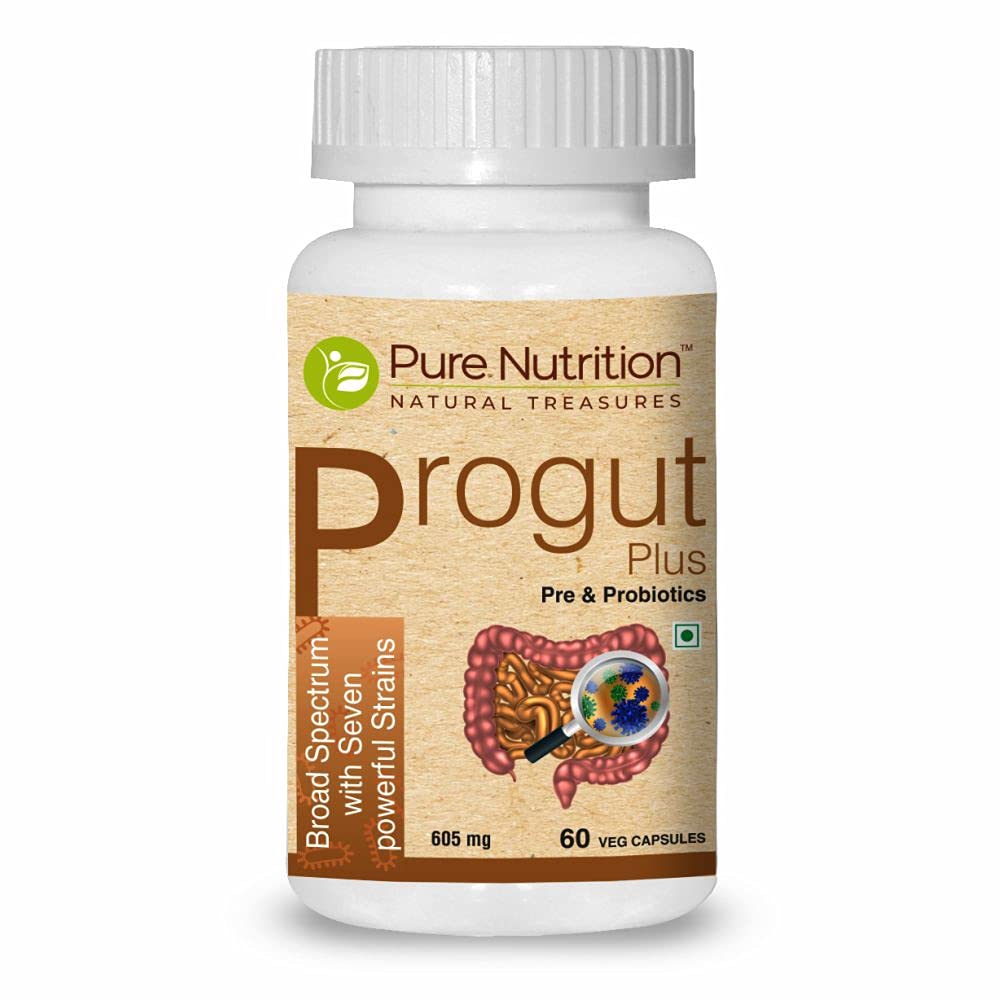Pure Nutrition Progut Plus Veg Capsule, 60 Caps - MagicPills